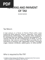 Submit Income Tax Return via BIR eAFS | PDF