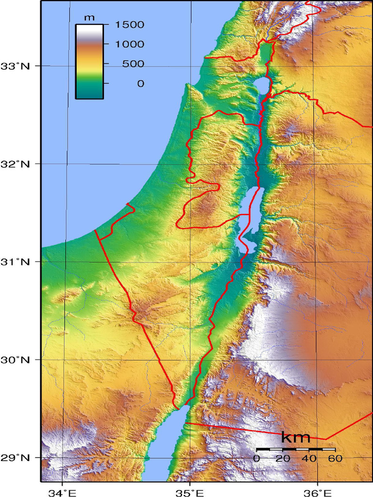 Israel Elevation Map PDF | PDF