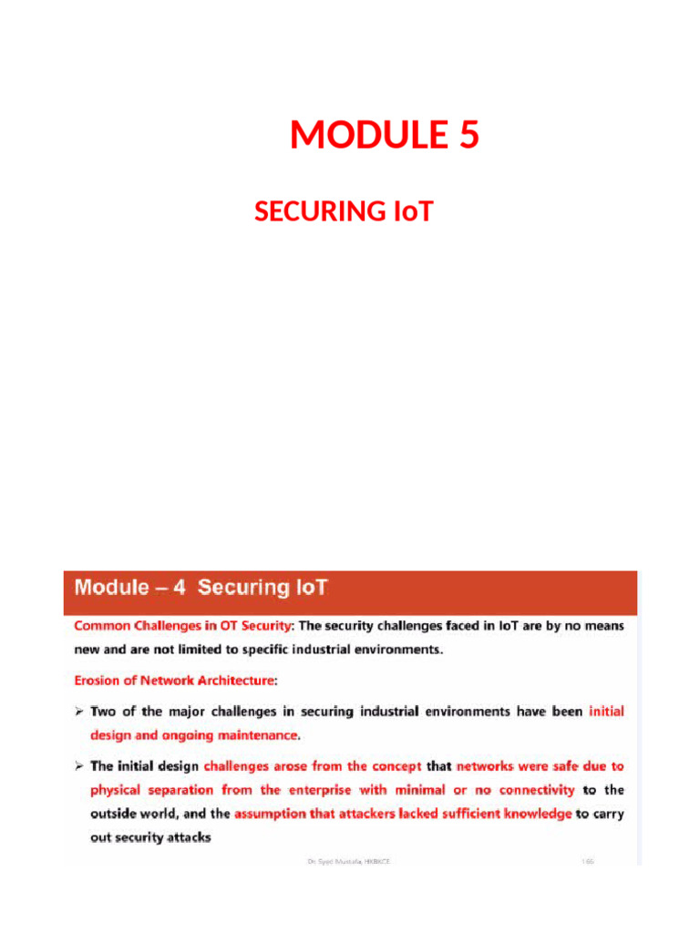MODULE 5 - IoT | PDF