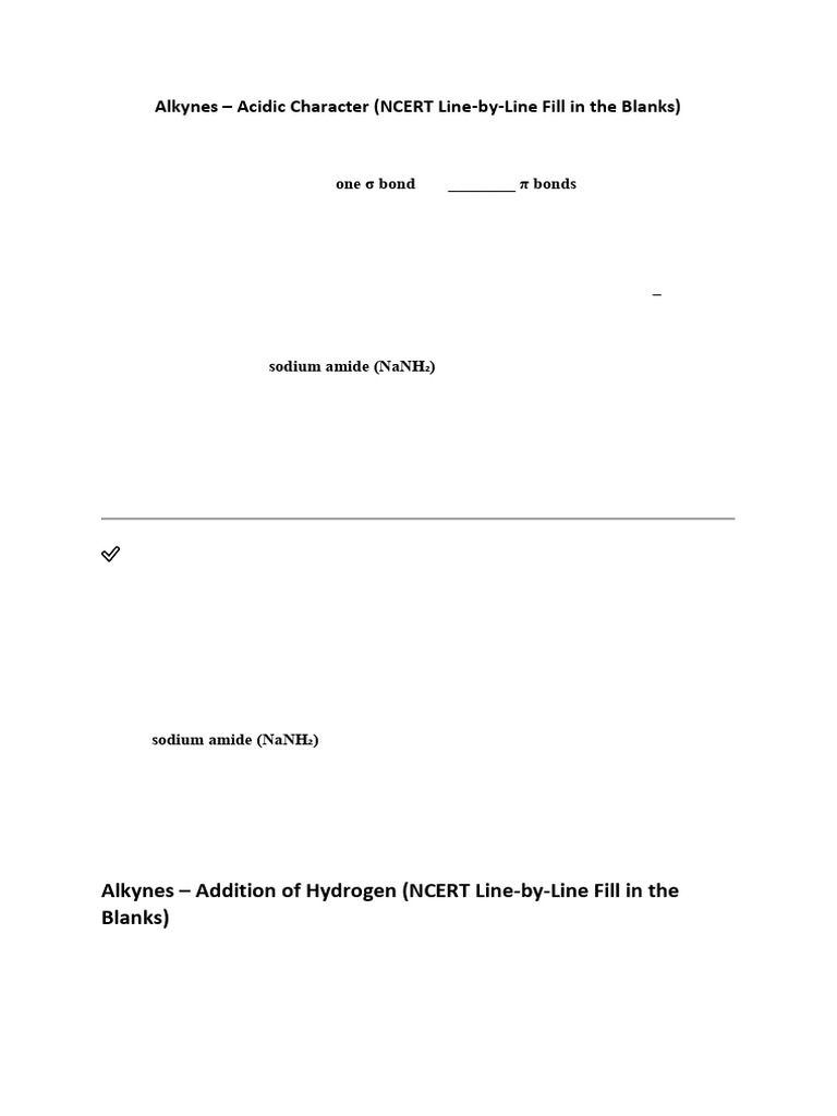 Alkynes Rapid Revison | PDF | Alkene | Chemical Reactions