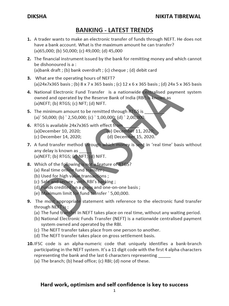 Banking - Latest Trends (For Students) | PDF | Financial Technology ...