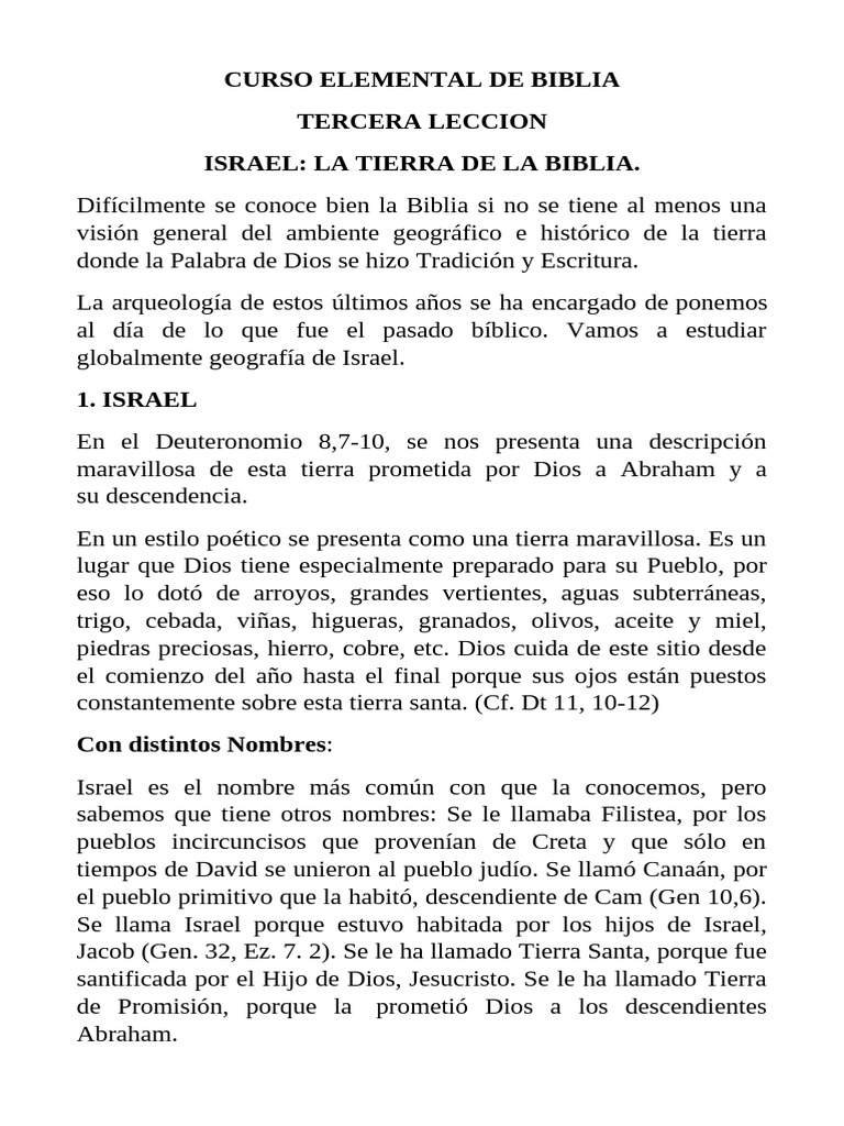 Librillo 3er Tema ISRAEL | PDF | Jesús | Israel