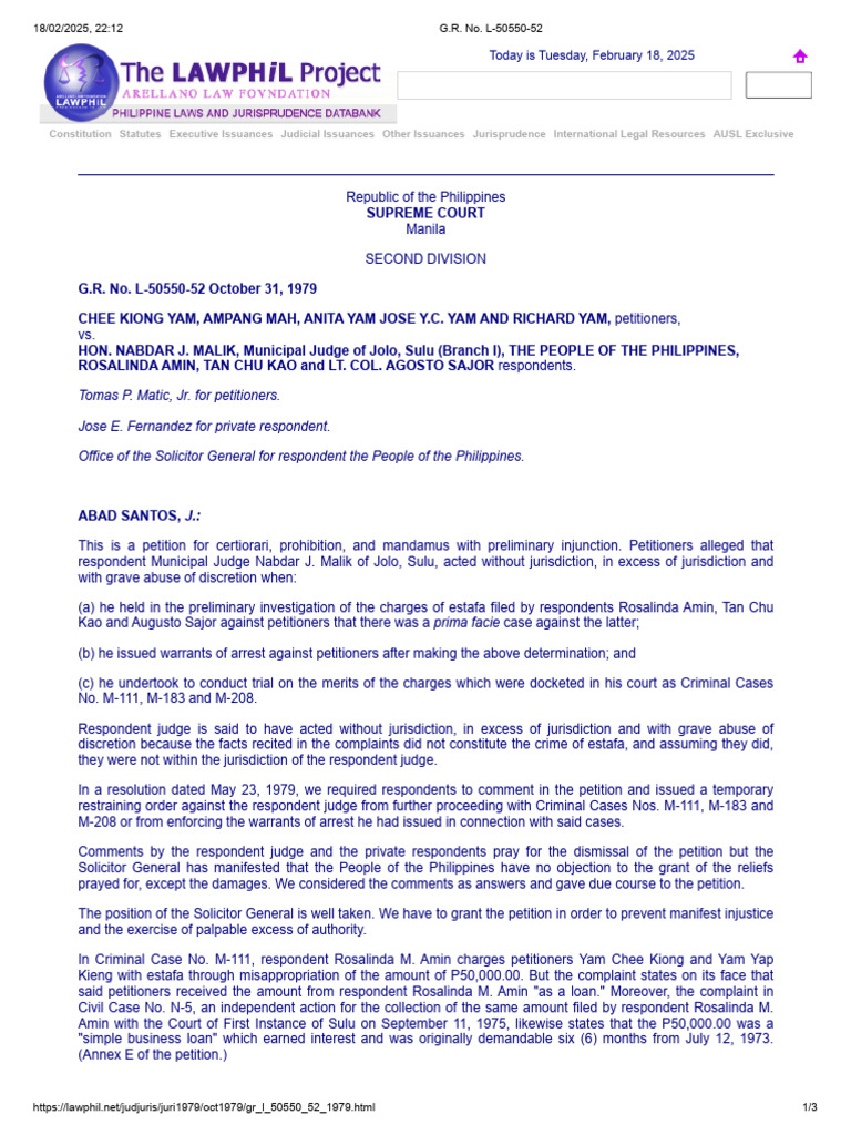 05 Chee Kiong Yam v. Malik | PDF | Loans | Debtor