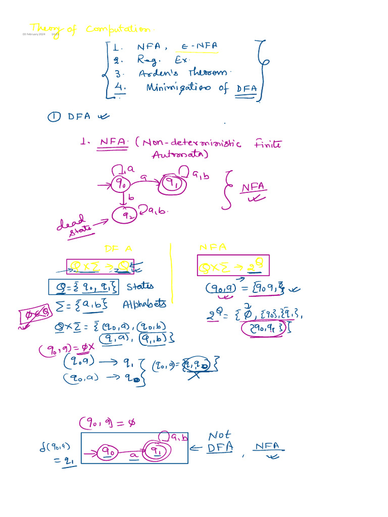 Theory of Computation. | PDF