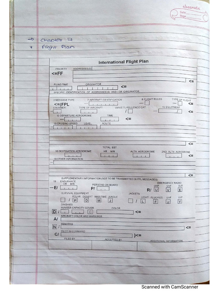 Flight Plan | PDF