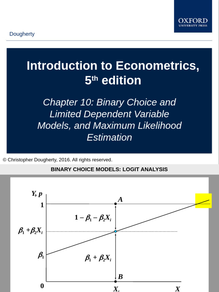 Logit Analysis in Binary Choice Models | PDF | Logistic Regression ...