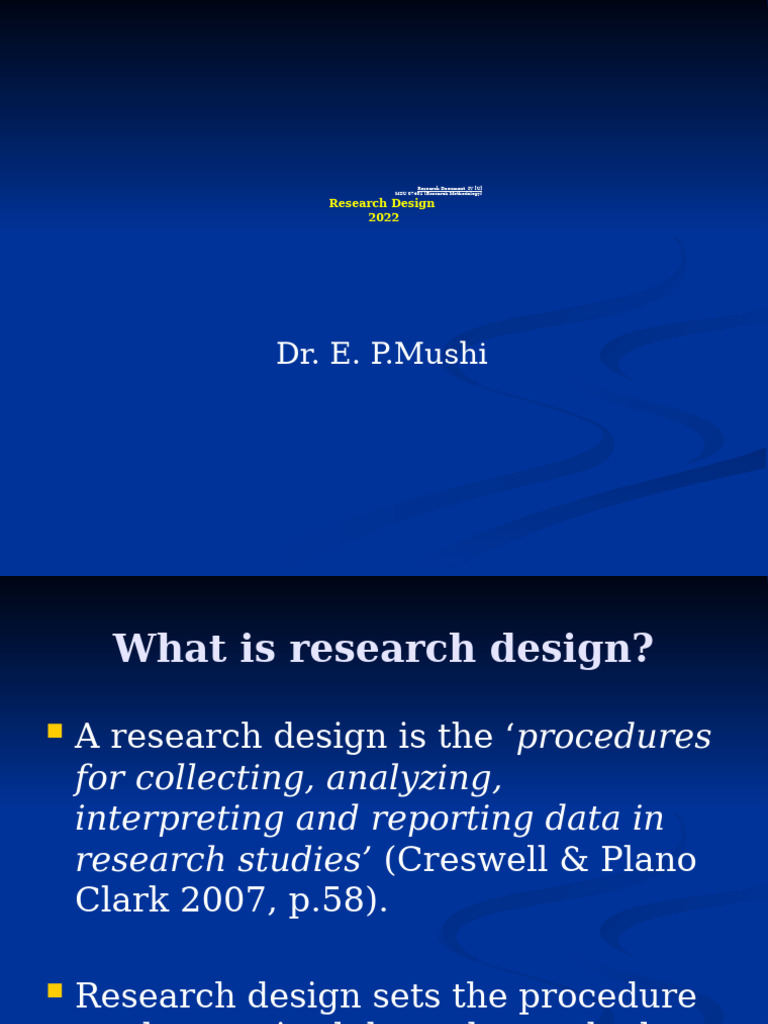 Research Design and Sampling Methods and Techniques | PDF | Sampling ...