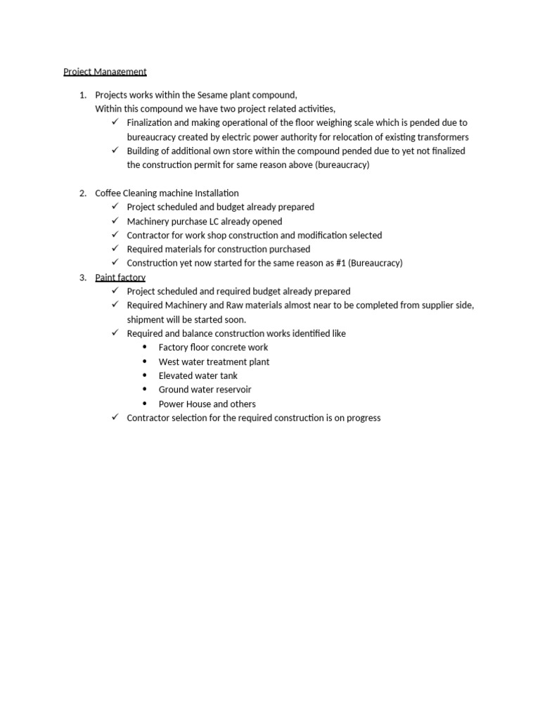 Project Management | PDF