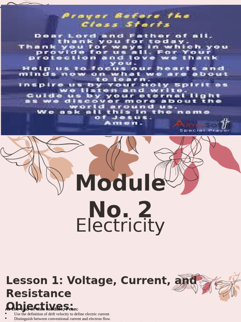 Understanding Voltage, Current, and Resistance | PDF | Electric Current ...