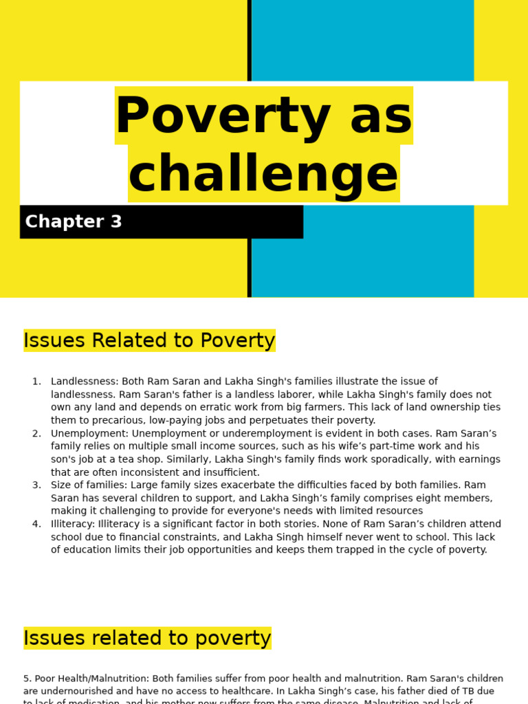 Key Issues in Poverty Dynamics | PDF | Poverty | Poverty & Homelessness