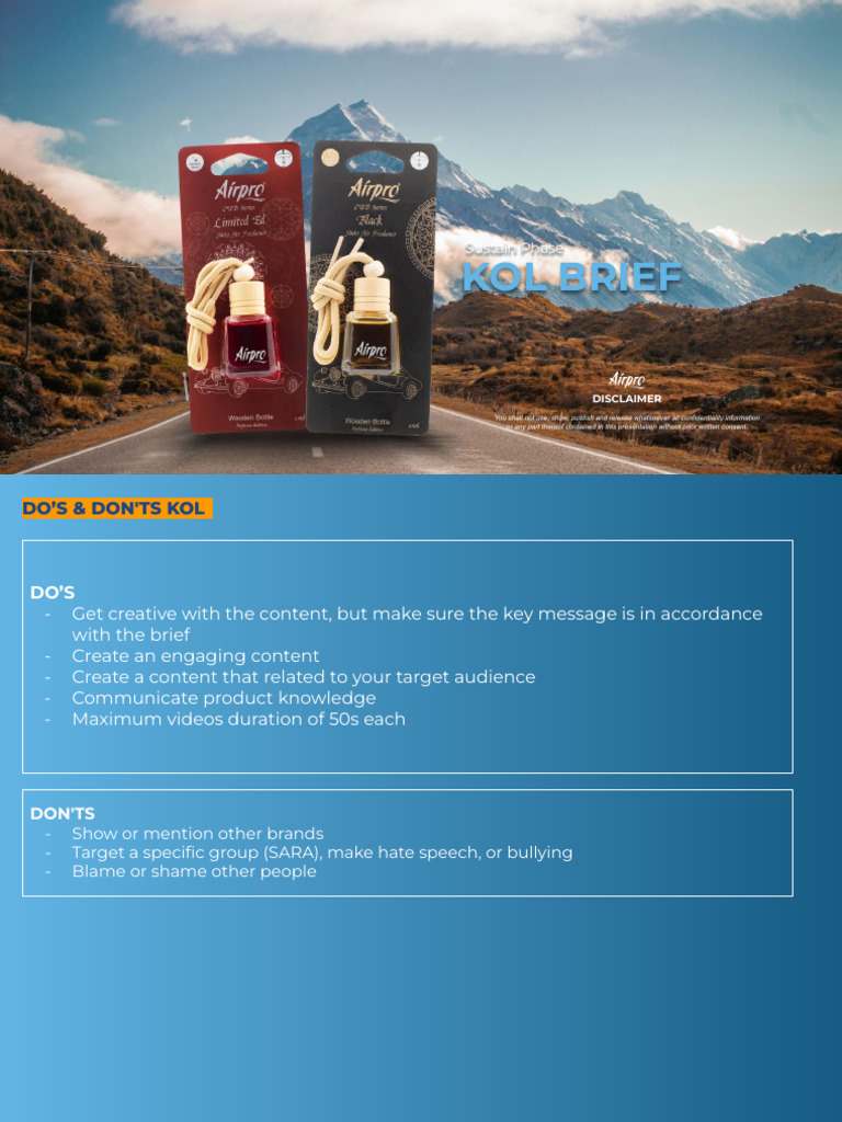 KOL Brief - Sustain Phase X Ruby | PDF