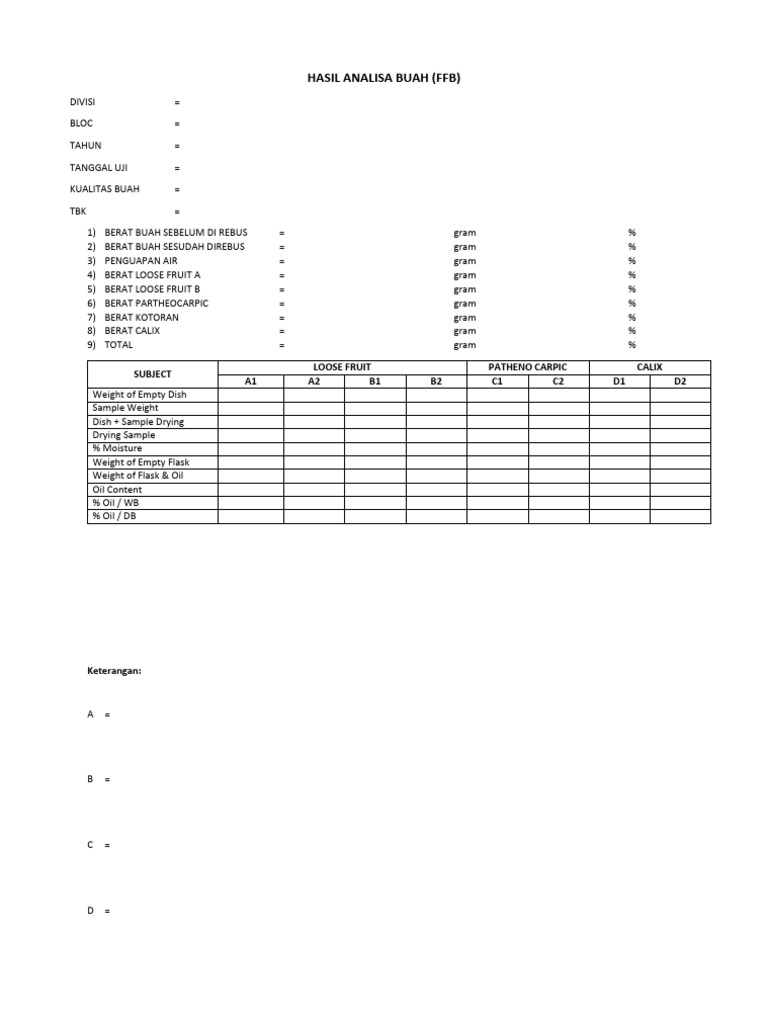 Format Mass Balance | PDF