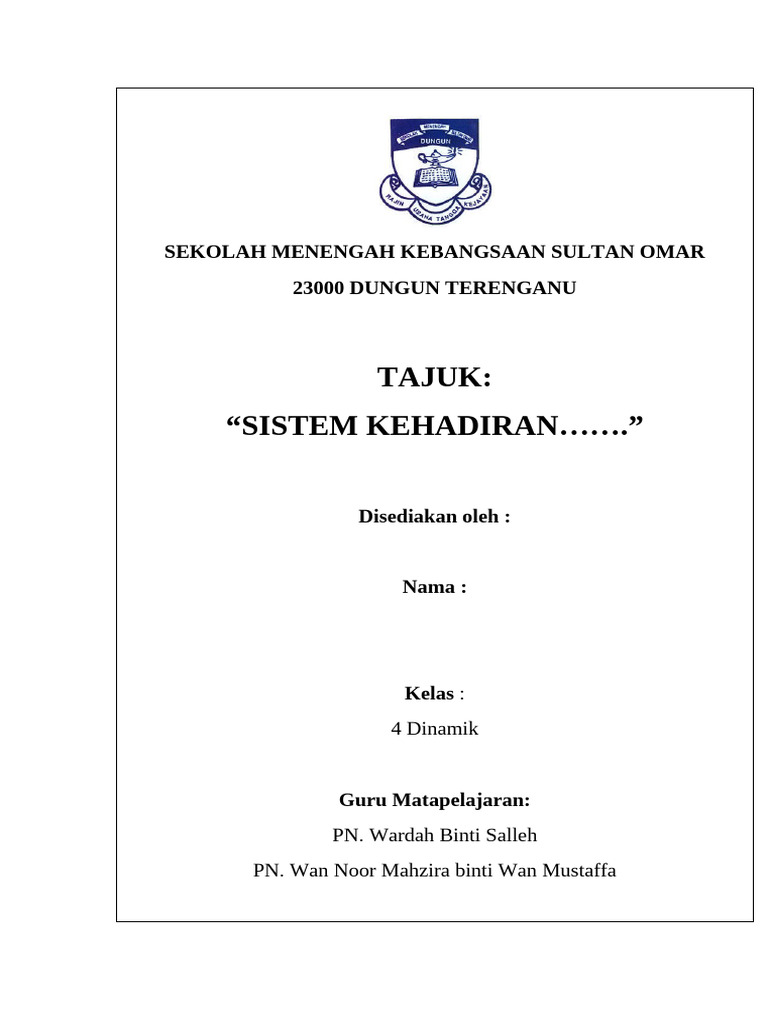 Contoh Cover | PDF
