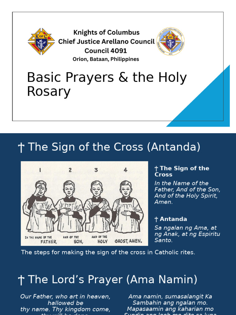 Basic Prayers and The Holy Rosary | PDF