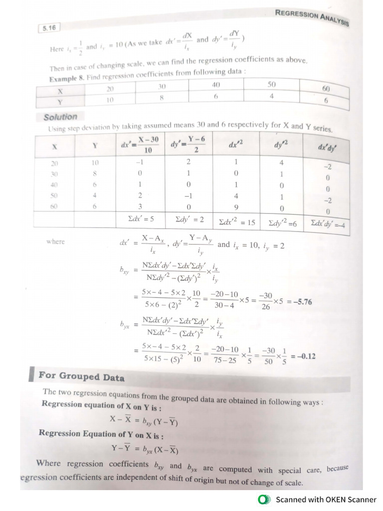 Regression-for-Grouped-Data | PDF