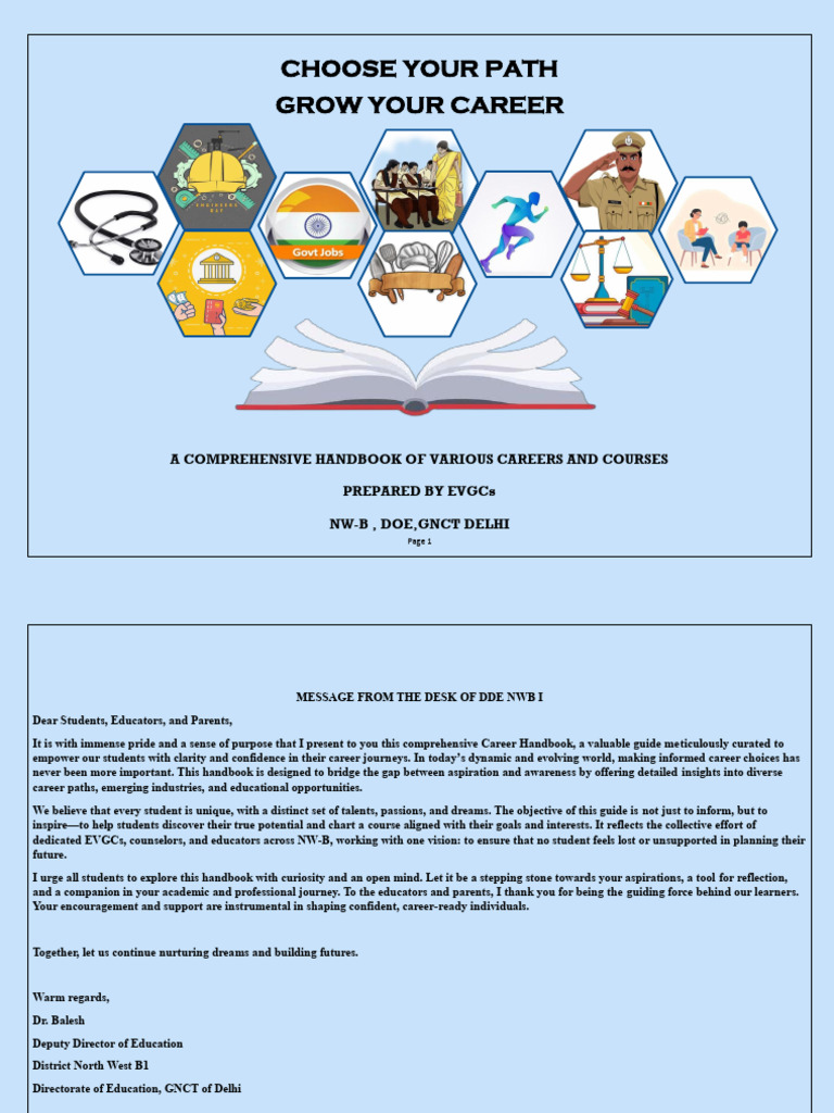 Career Handbook Draft Full Text 30 April2025 | PDF | Engineering | Science