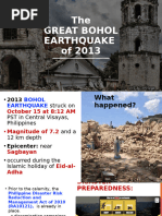 Bohol 2013 Earthquake Overview | PDF | Earthquakes | Geology