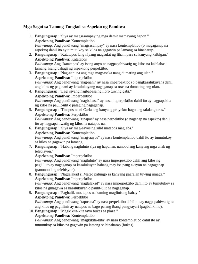 Answer Key | PDF