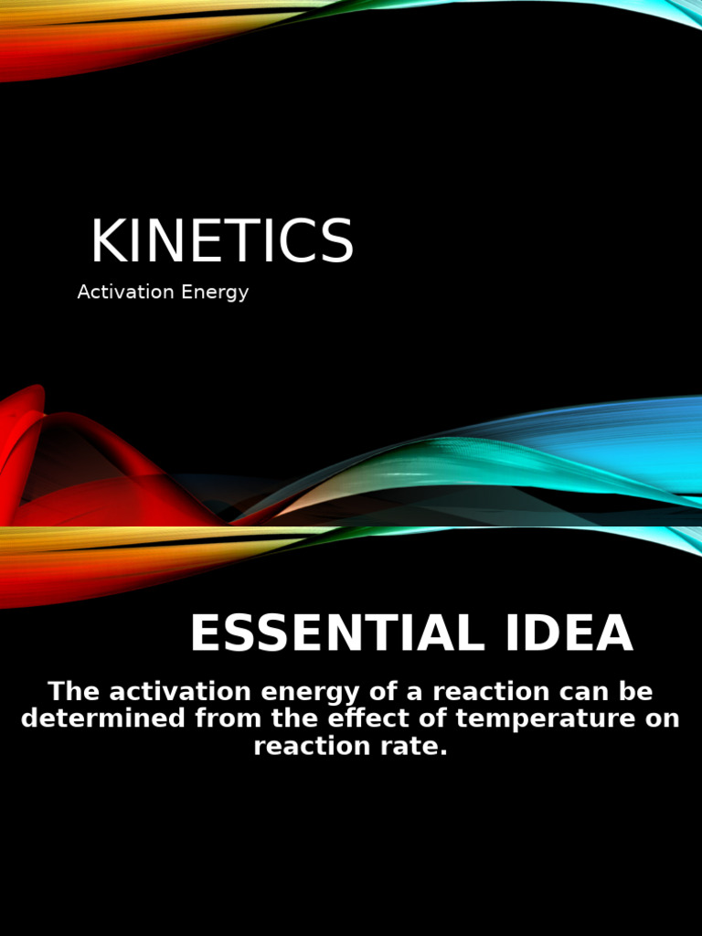 Activation Energy and the Arrhenius Equation | PDF | Reaction Rate ...
