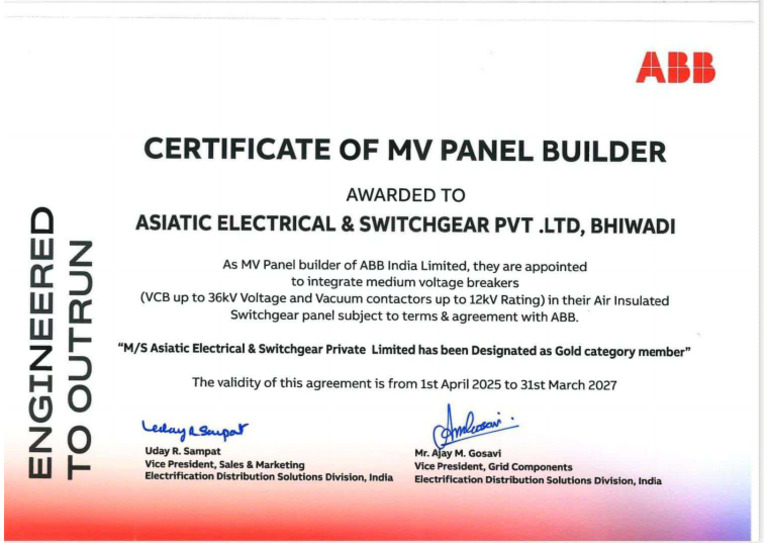 ABB Authorisation Letter April 2025 | PDF
