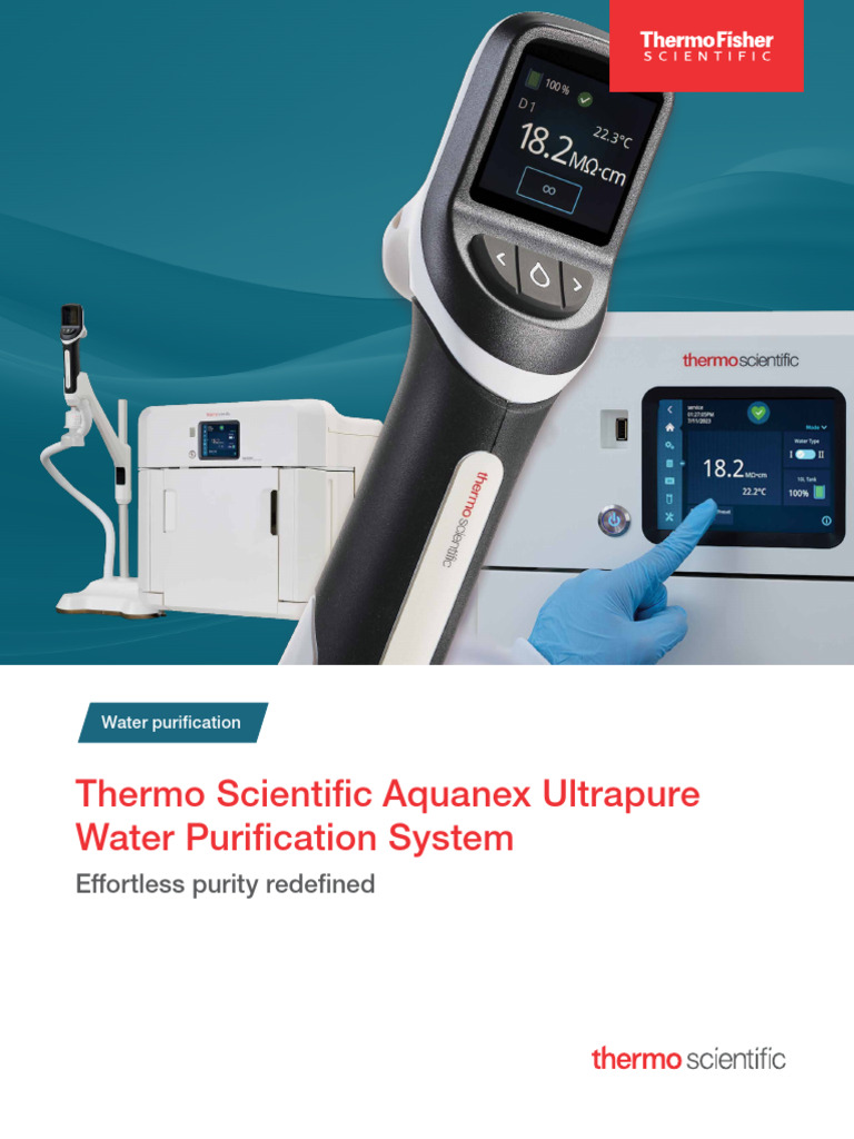 Aquanex Ultrapure Water Purification | PDF | Water Purification | Total ...
