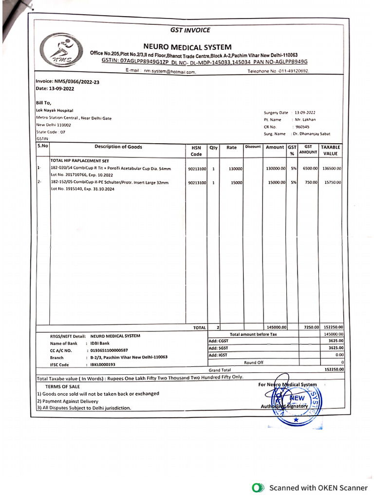 Lakhan vs Bijender ( Bills)_115 | PDF