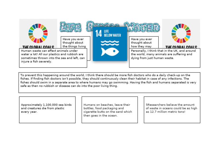 Life Below Water | PDF