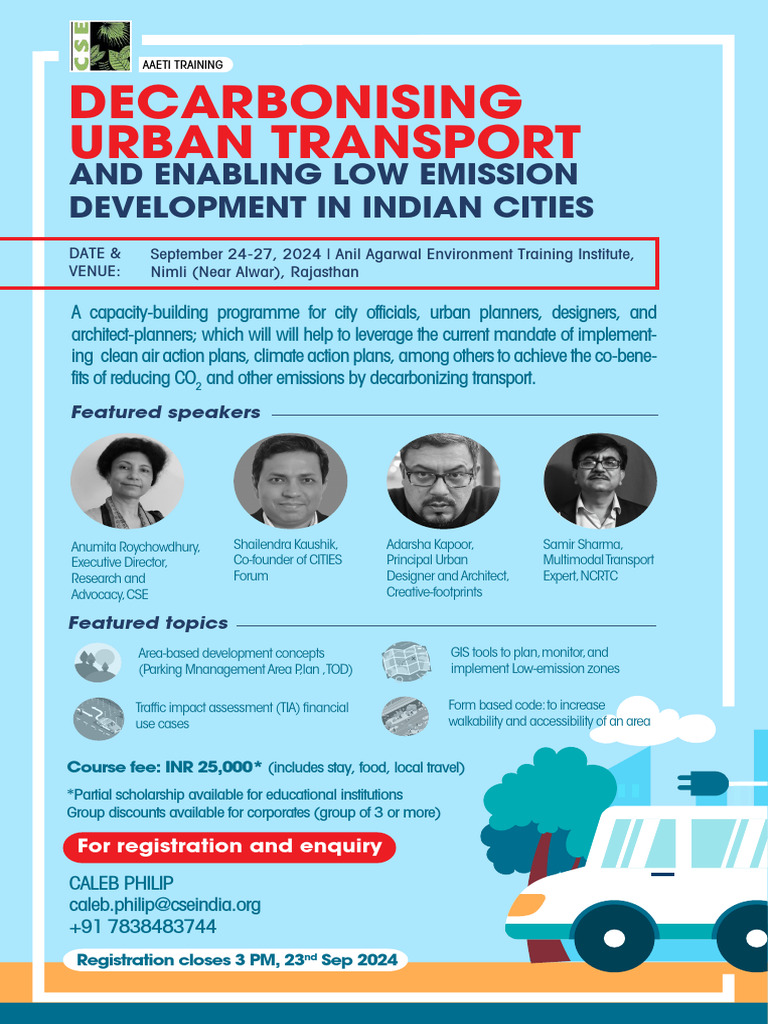 Brochure 24rd-27th September Decarbonisation Training | PDF