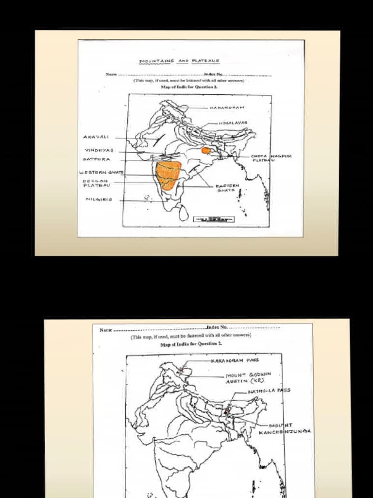 ICSE Class 10 India Map Resources | PDF
