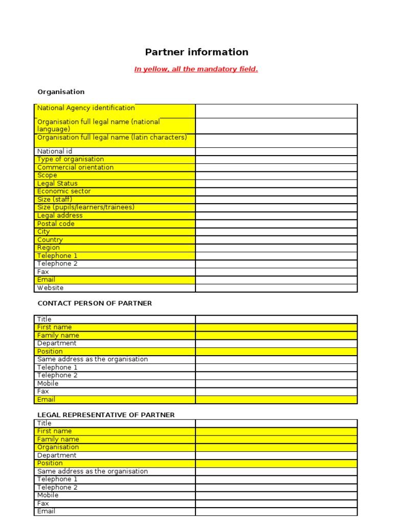 Partner Information | PDF | Email | Government