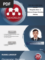 Panduan Menggunakan Mendeley | PDF