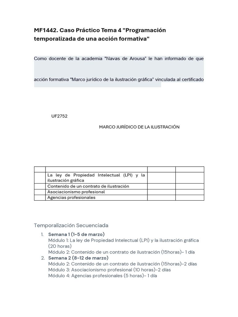 Caso Practico Tema 4 | PDF