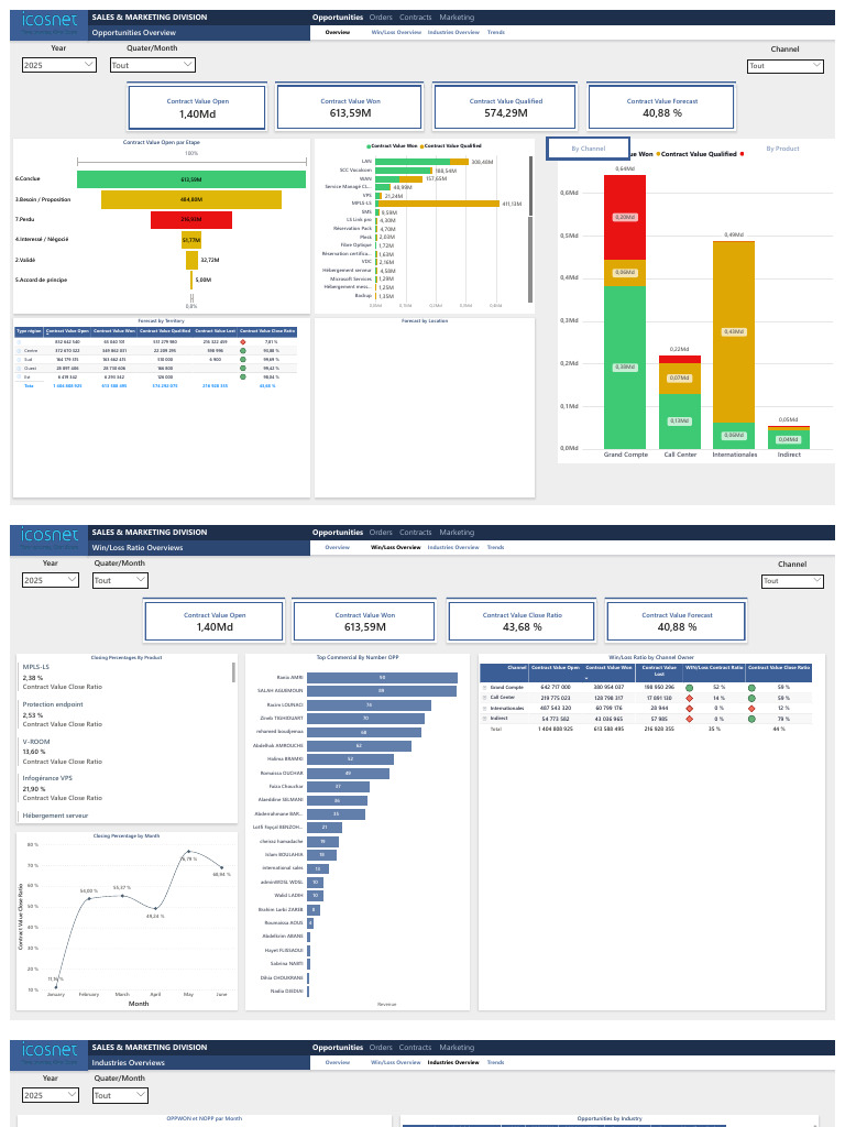 Dashboard Sales&Marketing Division | PDF
