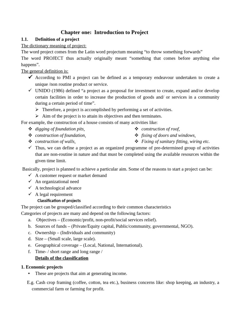 Chapter One - Introduction To Project | PDF | Non Governmental Organization | Policy