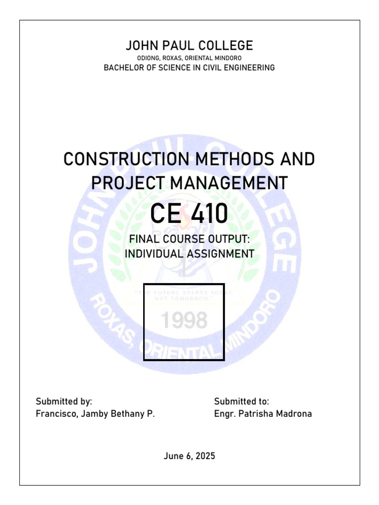 Francisco, Jamby Bethany Pacifico - 4a | PDF | General Contractor ...