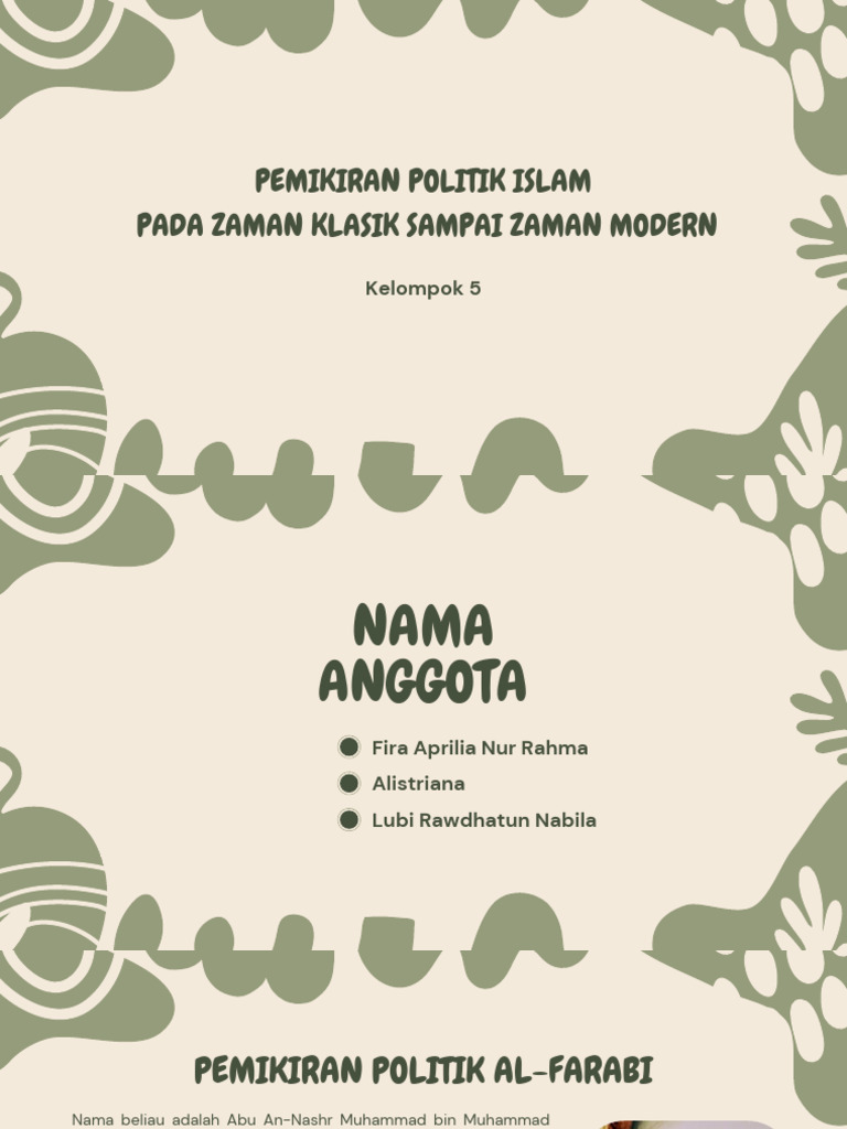 Pemikiran Politik Islam Pada Zaman Klasik Sampai Zaman Modern | PDF