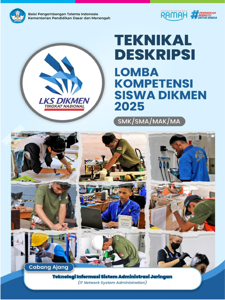 Deskripsi Teknis IT Network Systems Administration 2025 | PDF