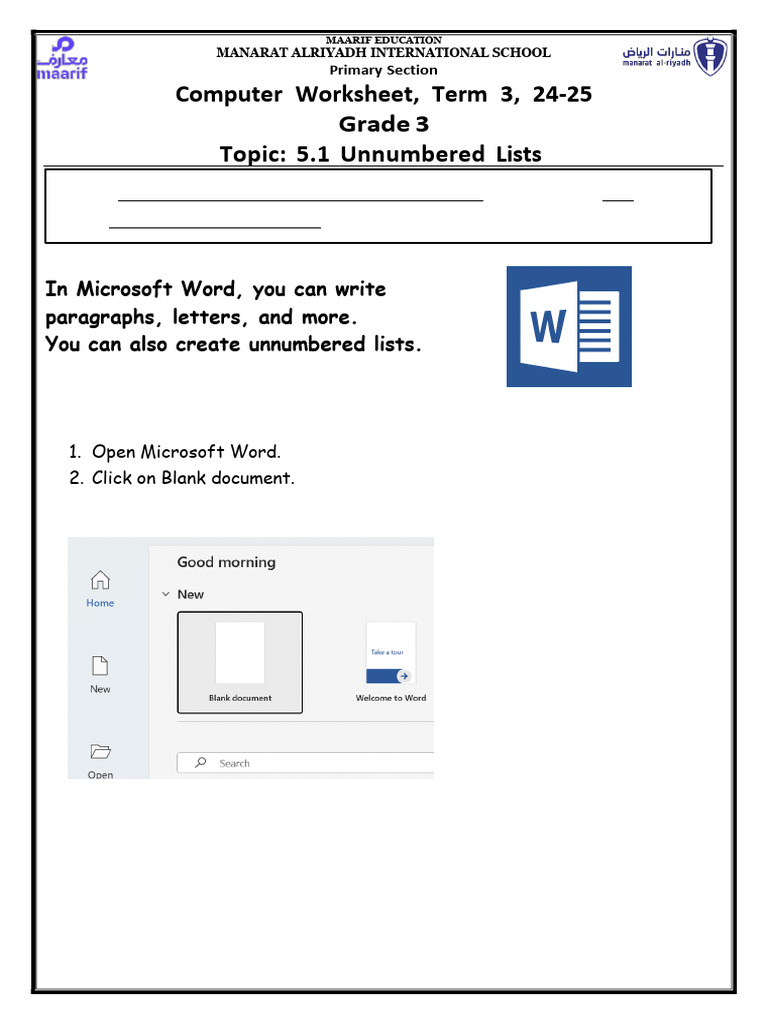 G3 5.1 Unnumbered Lists | PDF | Chess Openings | Chess