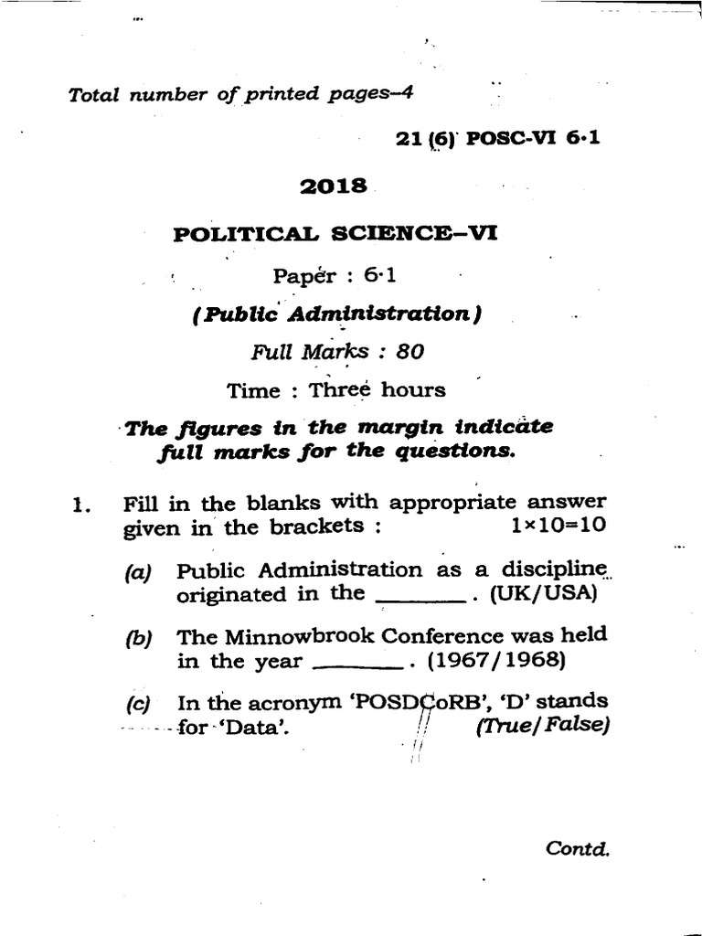 Pol Sci 2018 | PDF