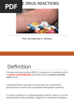 The Naranjo Adverse Drug Reaction Probability Scale | PDF