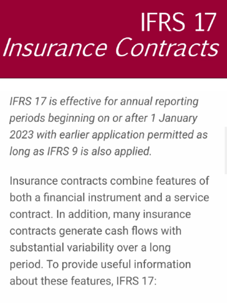 Ifrs 17 | PDF