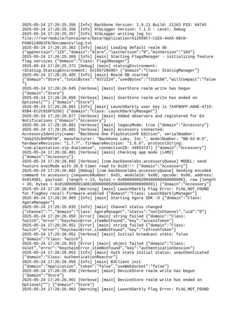Log 2025-06-08 141009 | PDF | Computer Architecture | Computer Engineering