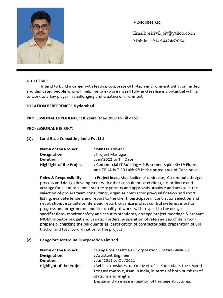 Naukri VSridhar (18y 0m) | PDF