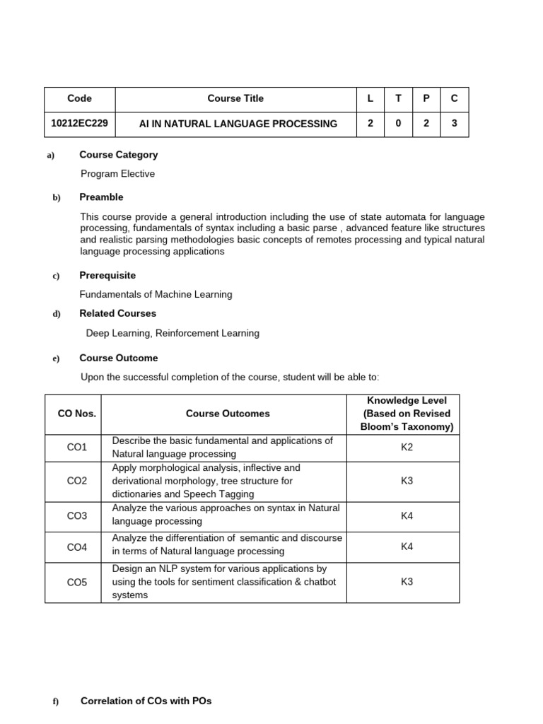 Ai In Natural Language Processing Pdf Semantics Parsing