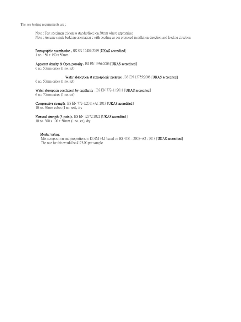Accredited Testing Requirements Overview | PDF