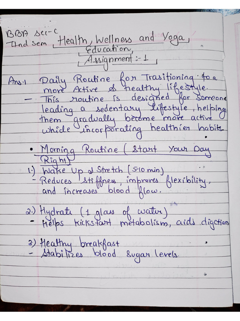 Yoga Assignment 2 | PDF