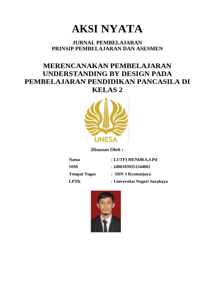 Jurnal Pembelajaran Lutfi Hendra PPG 2025 | PDF