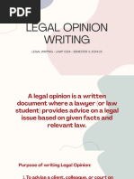 Legal Opinion Structure Format Example | PDF