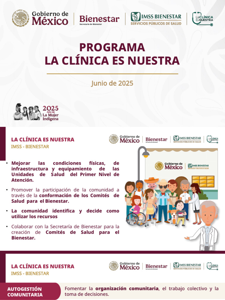 Programa La Clínica Es Nuestra 2025 Pdf