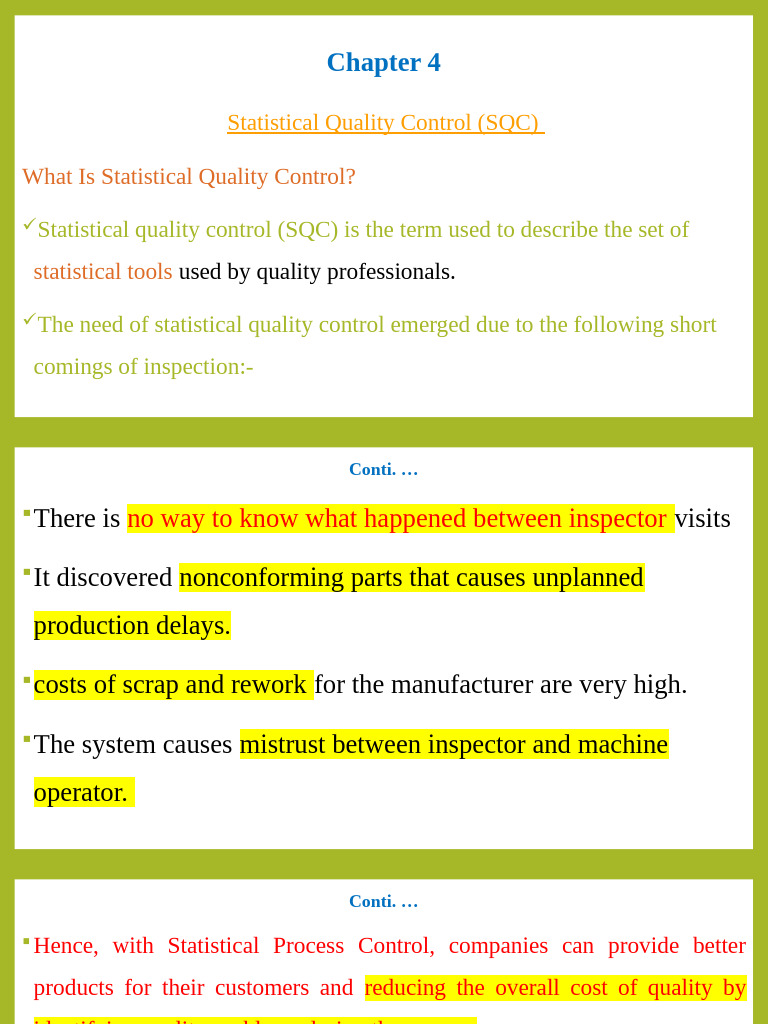 Statistical Quality Control (SQC) For Textile | PDF | Statistics ...